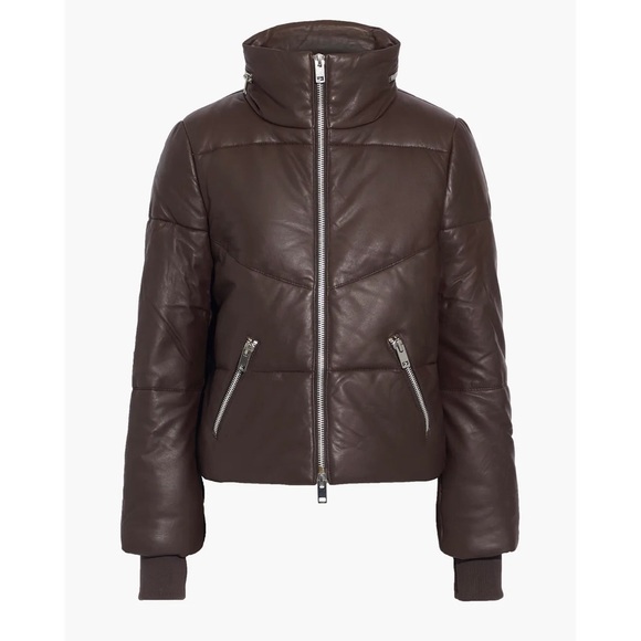 Walter Baker | Jackets & Coats | Walter Baker Quilted Leather Puffer ...